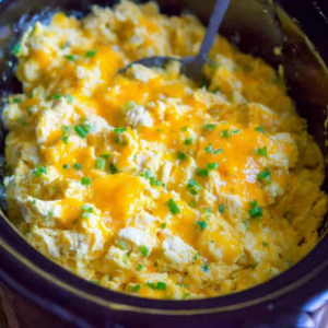 Slow Cooker Scrambled Eggs for a Crowd